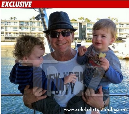 Charlie Sheen Spends Weekend With Twin Sons Bob and Max | Celeb Dirty ...