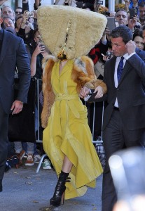 Lady Gaga Chicken Mask and Mustache Photos - ARTPOP Promotion | Celeb ...