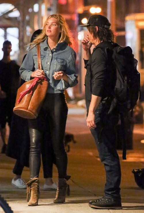 Norman Reedus Dating Mystery Blonde: Moved On From Diane Kruger Fling ...