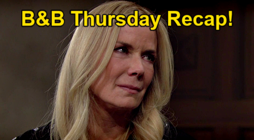 The Bold and the Beautiful Spoilers: Thursday, November 17 Recap – Brooke Blasts Thomas – Taylor ...