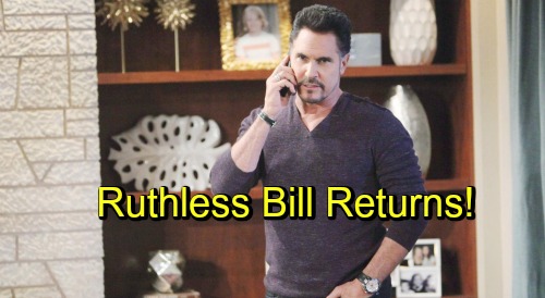 The Bold and the Beautiful Spoilers: Ruthless Bill Returns - Learns ...